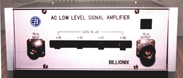 AC-LOW-LEVEL-SIGNAL-AMPLIFIER-FOR-CROSSTALK-CABLE-TESTER | BILLIONIX